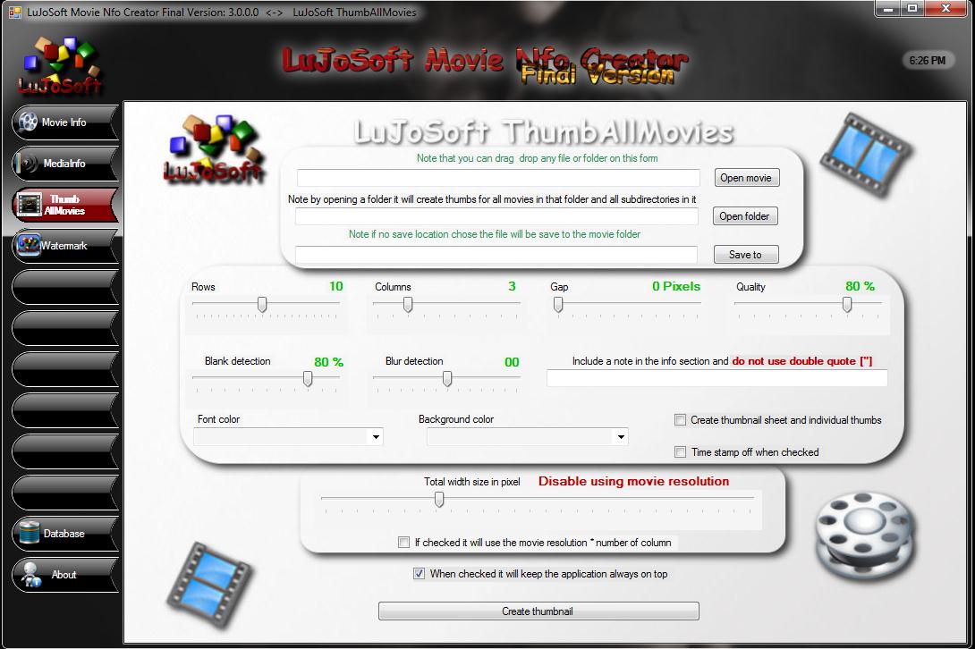 LuJoSoft Movie Nfo Creator Final - LuJoSoft