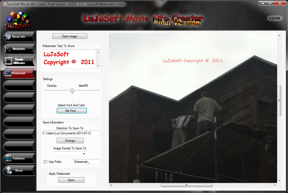 LuJoSoft Movie Nfo Creator Final - LuJoSoft